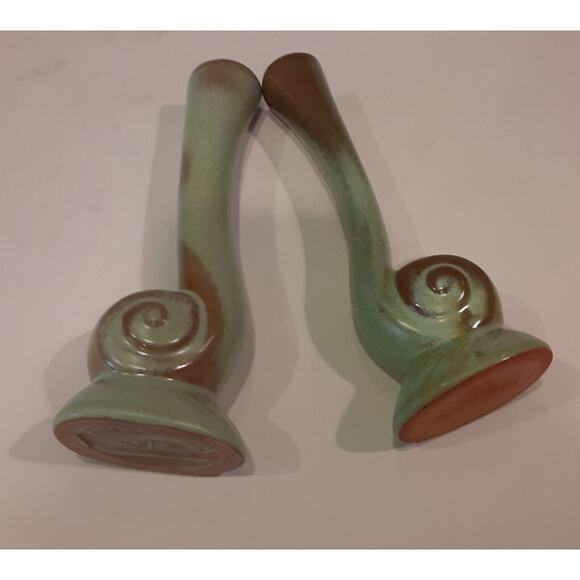 Frankoma | Accents | Vintage Frankoma Pottery 3 Snail Bud Vase X2 ...